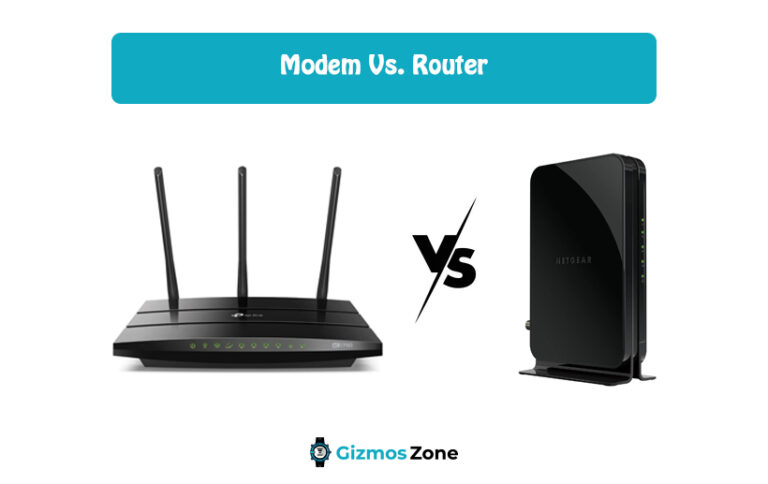 What Is The Difference Between Modem And Router? - Gizmos Zone